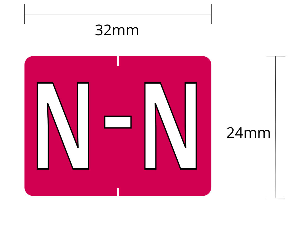 L8720-* : Alphabetic Labels (Individual letter, 500/BOX) | Datafile