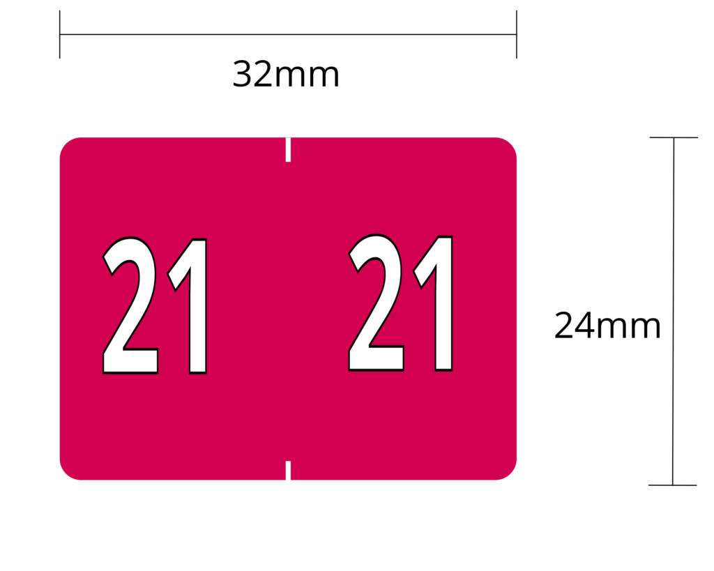 L8800-** : Year Labels (Box of 500) | Datafile