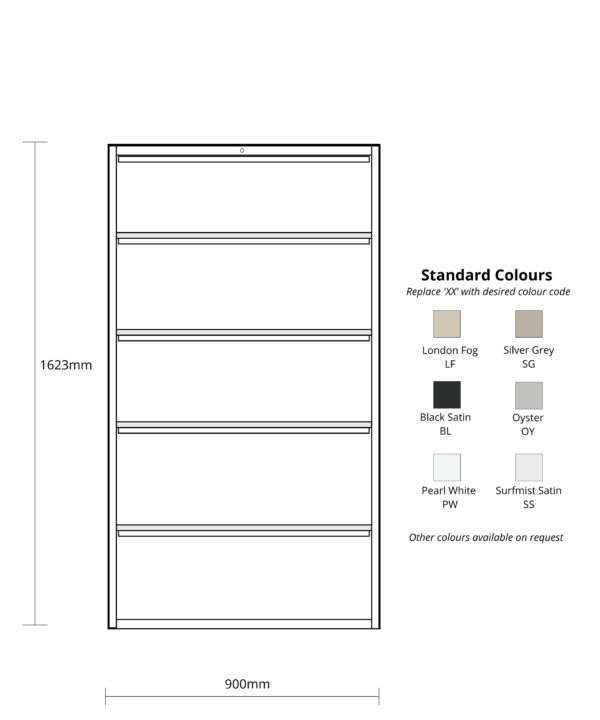 Flipper Door Cabinet - LL | Datafile